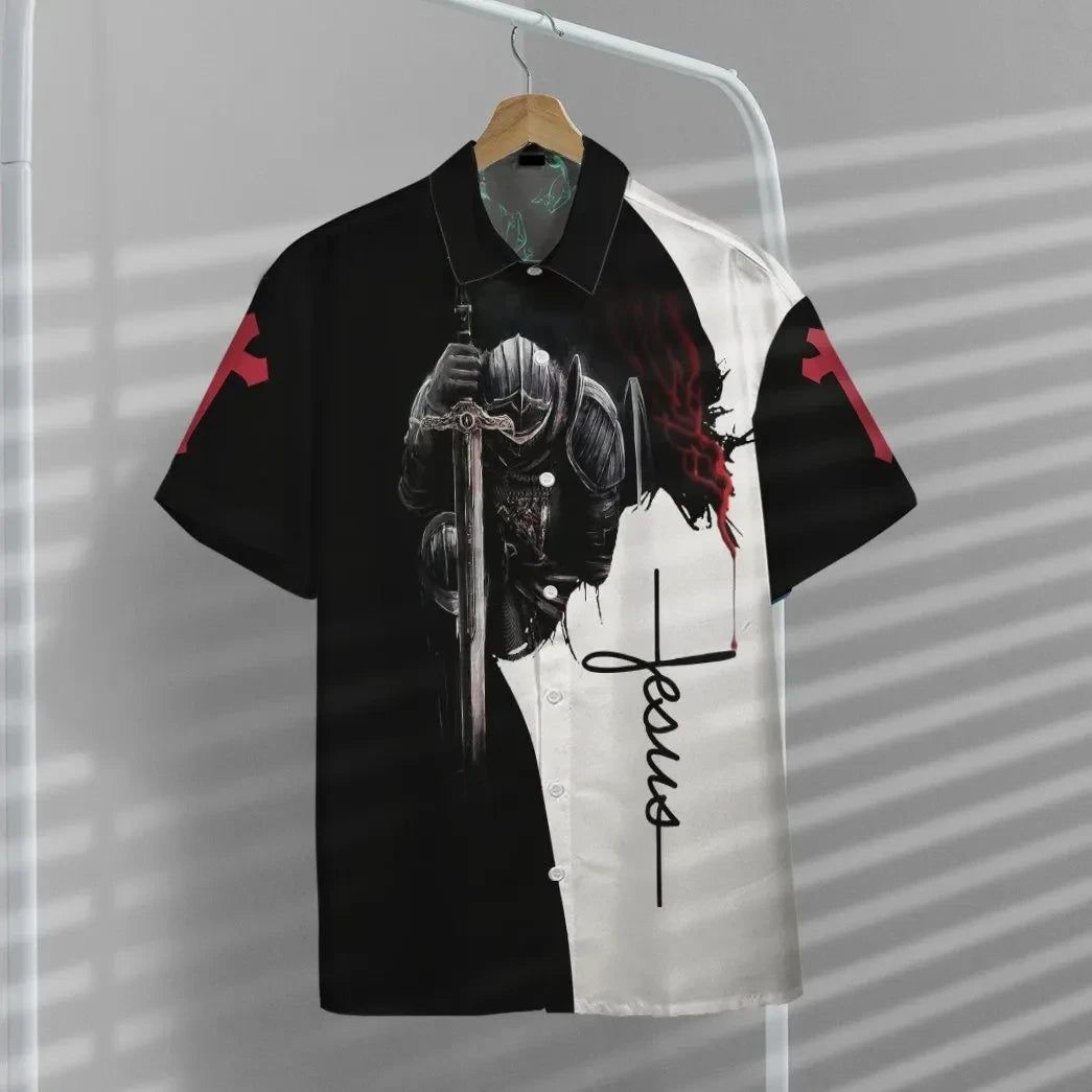 3D Jesus Christ A Child Of God Custom Hawaiian Shirts - Trendy Aloha
