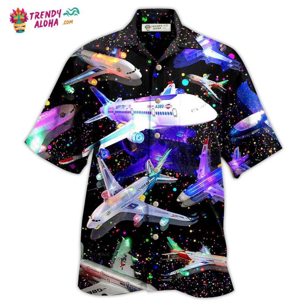 Airplane Hawaiian Shirt - Trendy Aloha