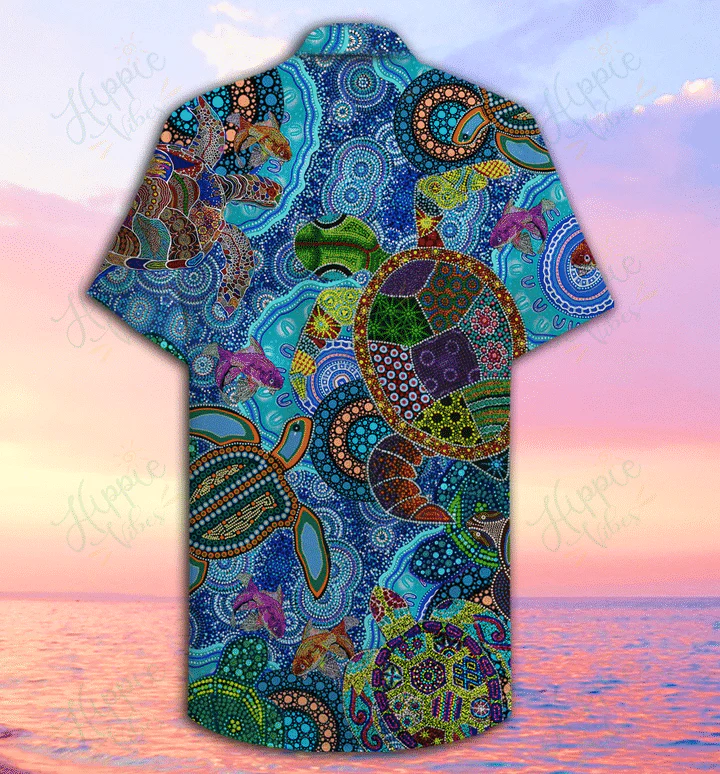 Amazing Turtle Trendy Hawaiian Shirt - Trendy Aloha