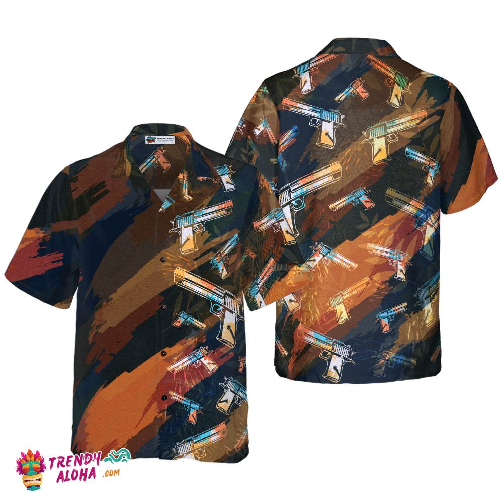 Gun Hawaiian Shirts
