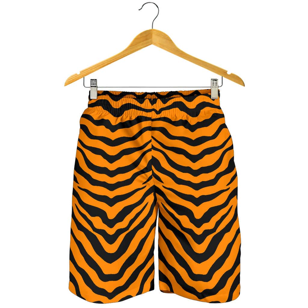 Bengal Tigers Skin Print Pattern For Men Women Kid Shorts - Trendy Aloha
