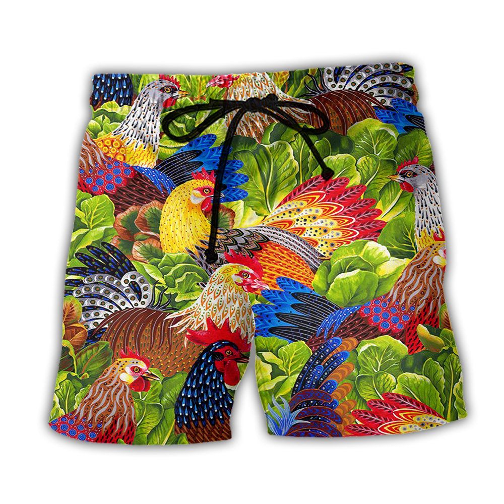 Beach Shorts - Trendy Aloha