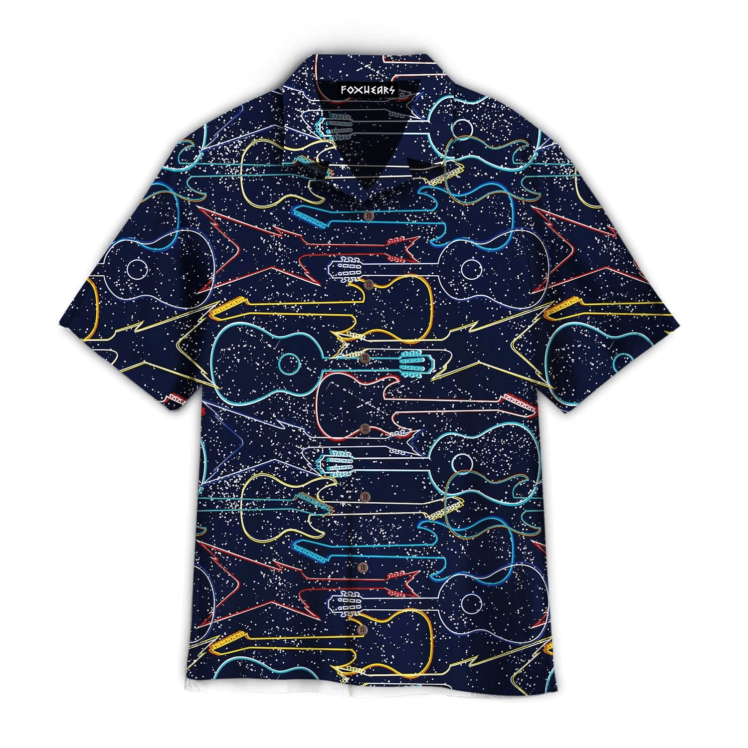 Guitar Hawaiian Shirt - Trendy Aloha