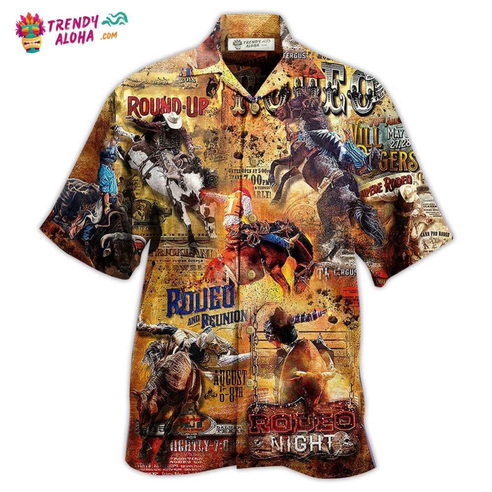 Cowboy Hawaiian Shirt - Trendy Aloha