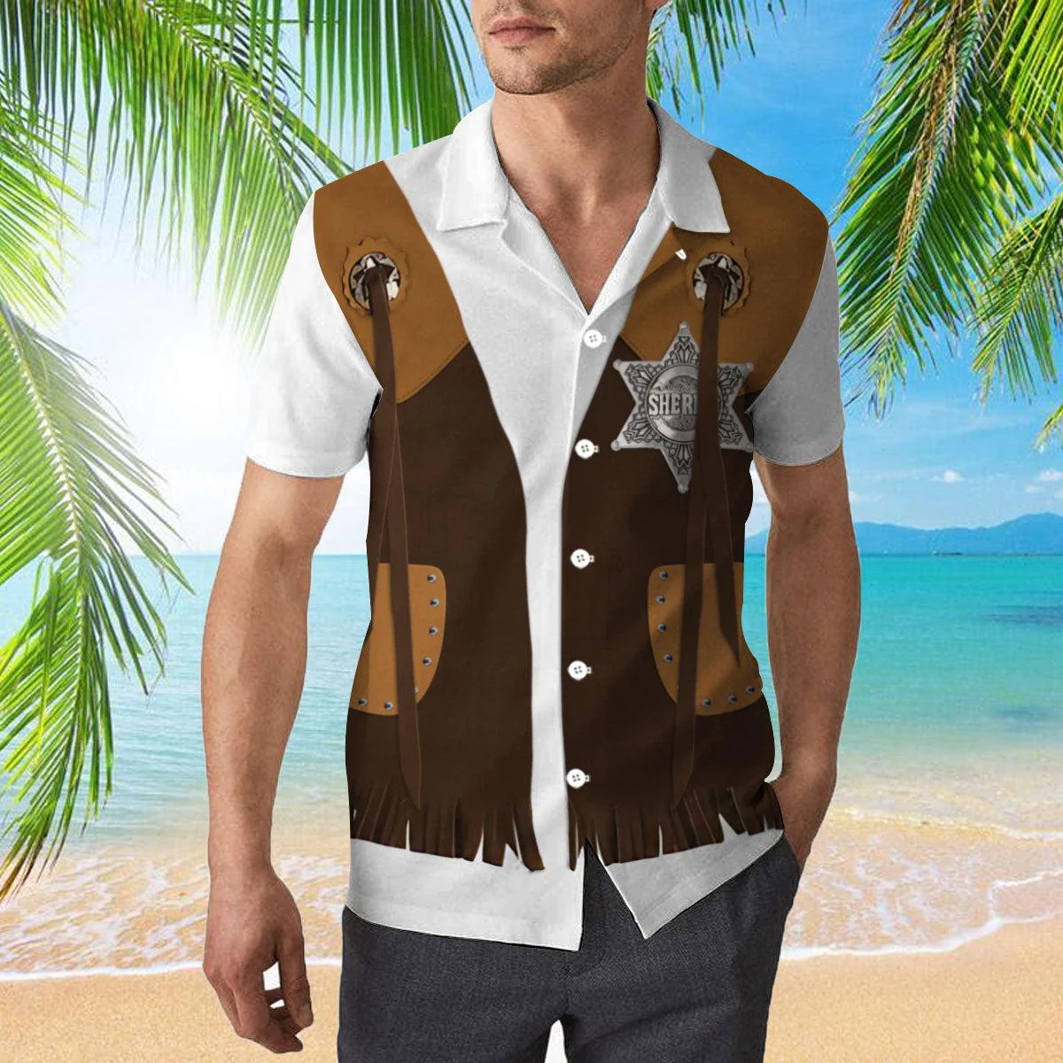 Cowboy Hawaiian Shirt - Trendy Aloha
