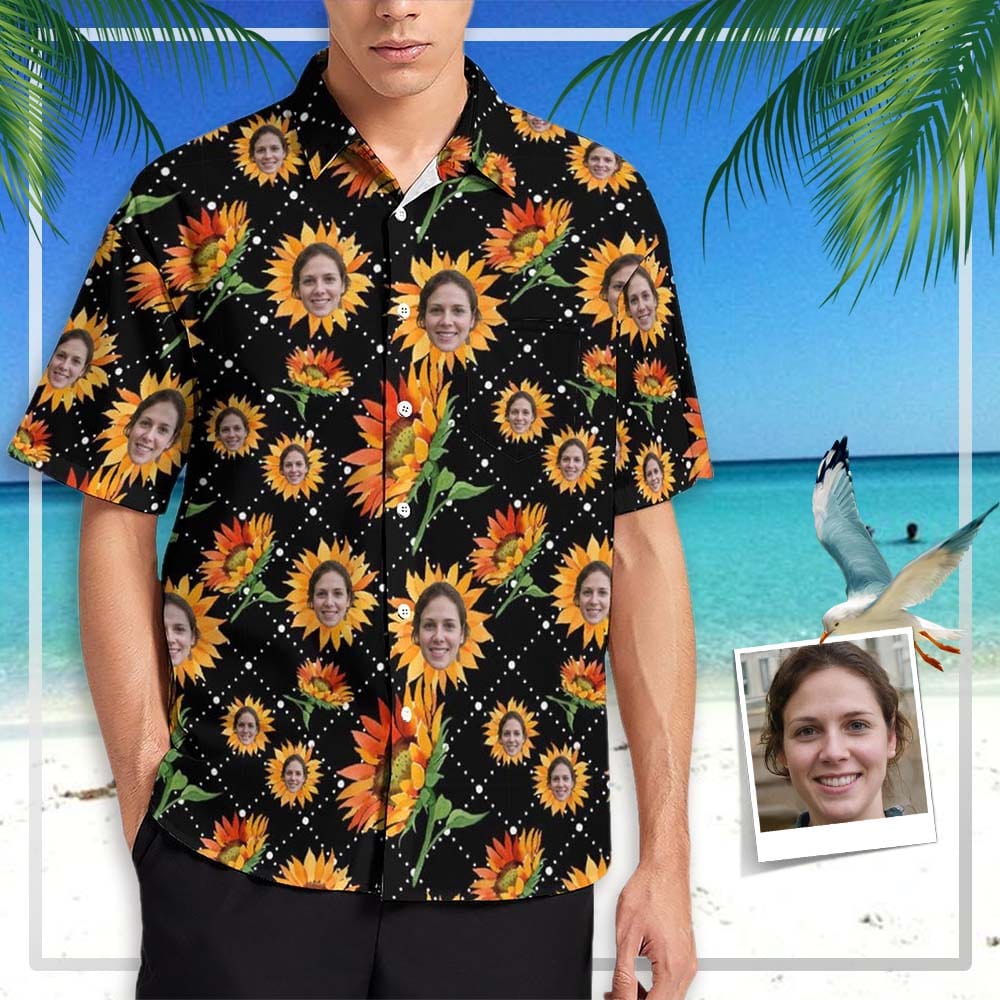 Sunflower Hawaiian Shirts - Trendy Aloha