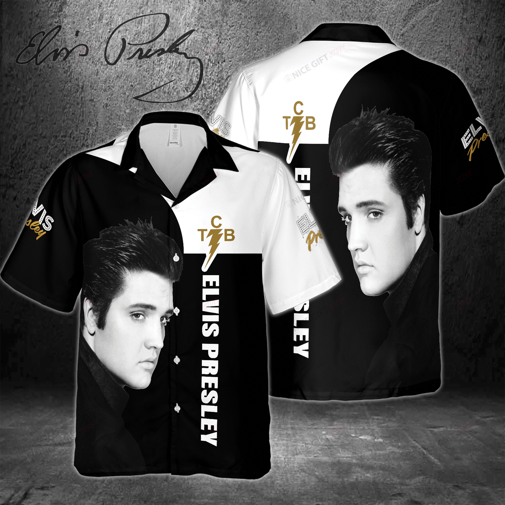 Discover the Mesmerizing World of Elvis in Hawaiian 3D - Trendy Aloha
