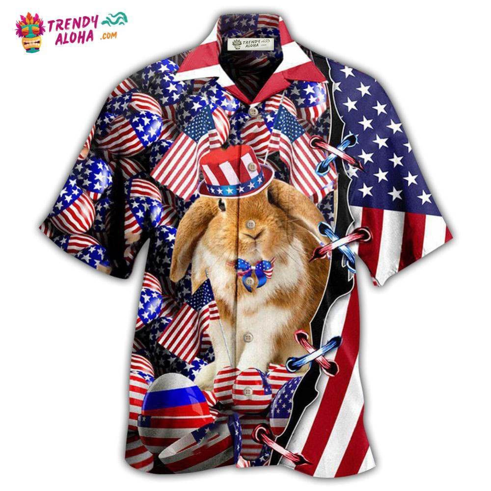 Easter Happy Day 2021 America Hawaiian Shirt - Trendy Aloha - Trendy Aloha