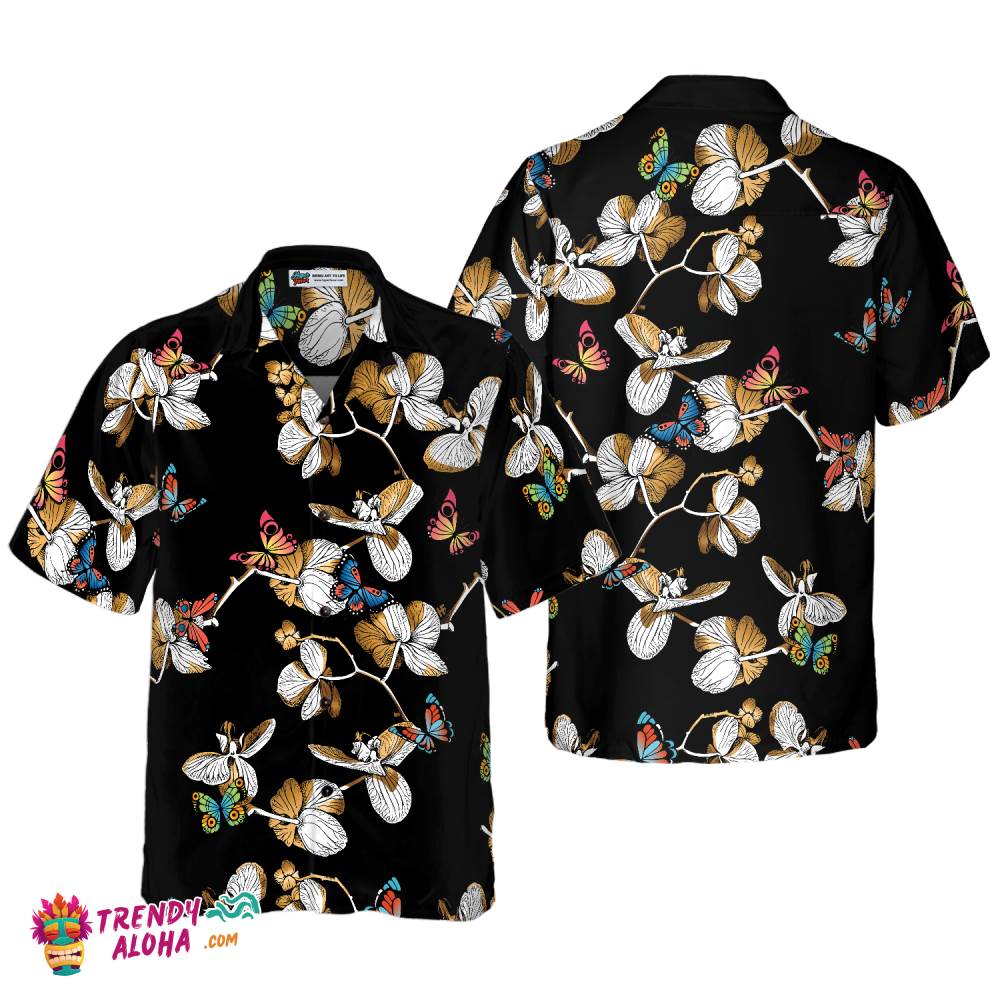 Floral Hawaiian Shirt - Trendy Aloha