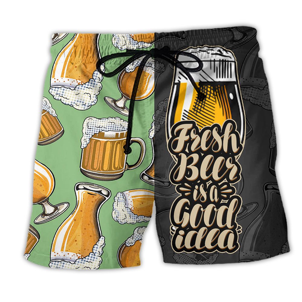 Beach Shorts - Trendy Aloha