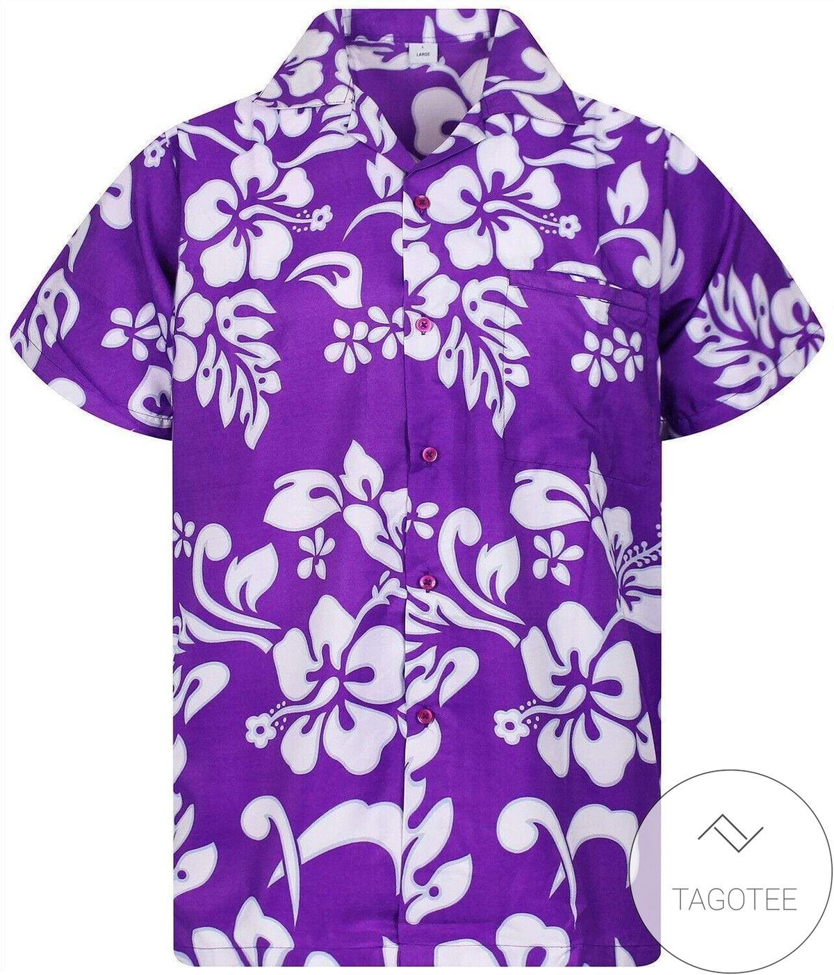 Purple Hawaiian Shirt - Trendy Aloha