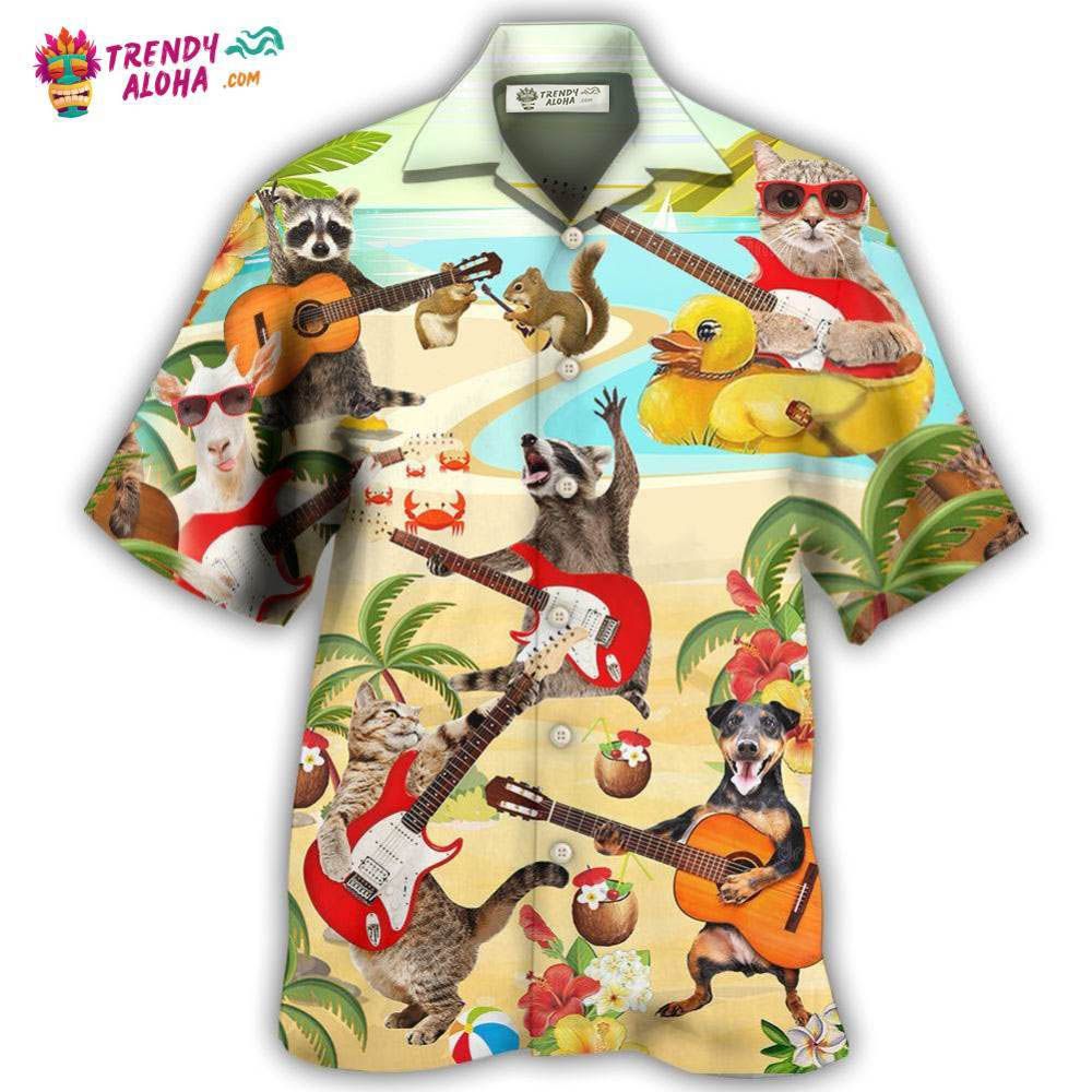 Animal Hawaiian Shirt - Trendy Aloha