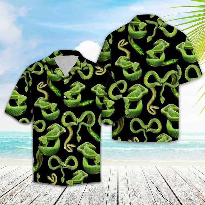 Hawaiian Shirt with Summer Snake Enthusiast Gifts - Trendy Aloha