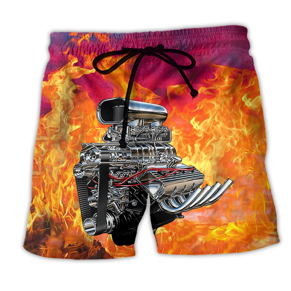 Beach Shorts - Trendy Aloha