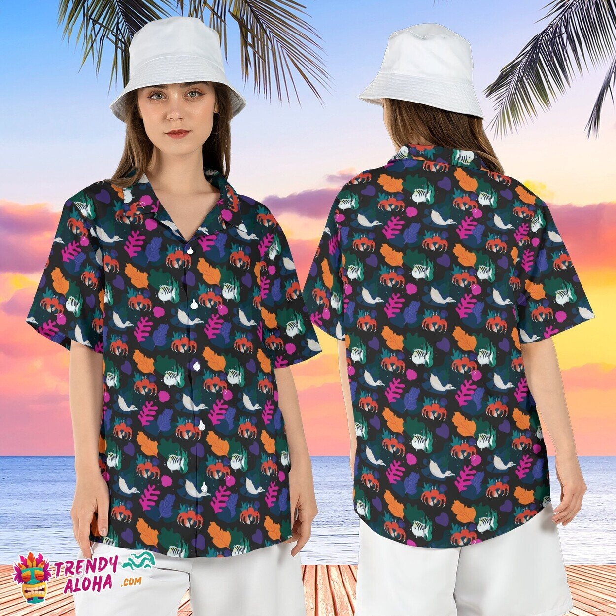 Little Mermaid Under the Sea Princess Ariel Inspired Aloha Tee - Trendy ...
