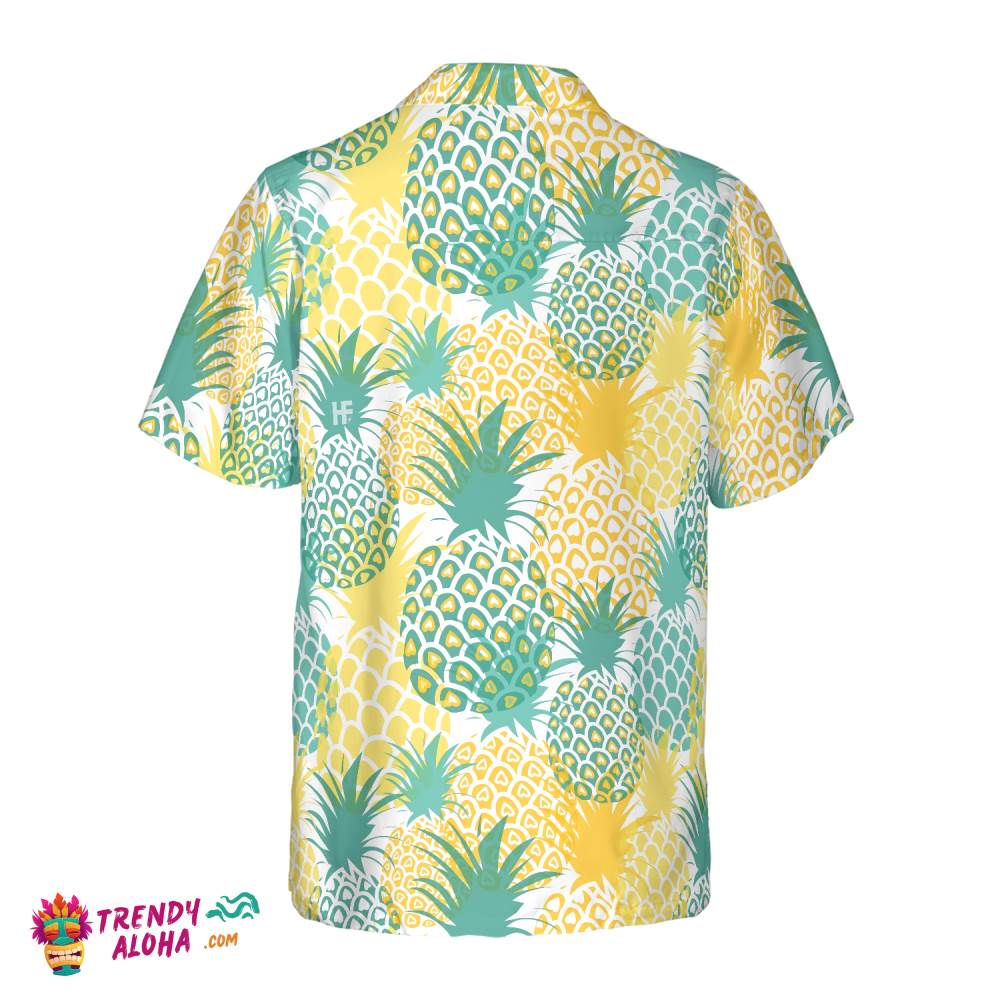 Pineapple Hawaiian Shirts - Trendy Aloha