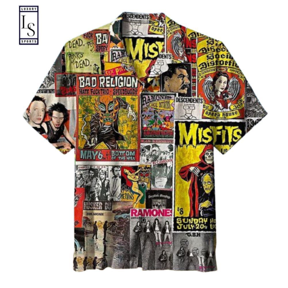 Punk Hazard Comics Immortalized in Hawaiian Shirt - Trendy Aloha