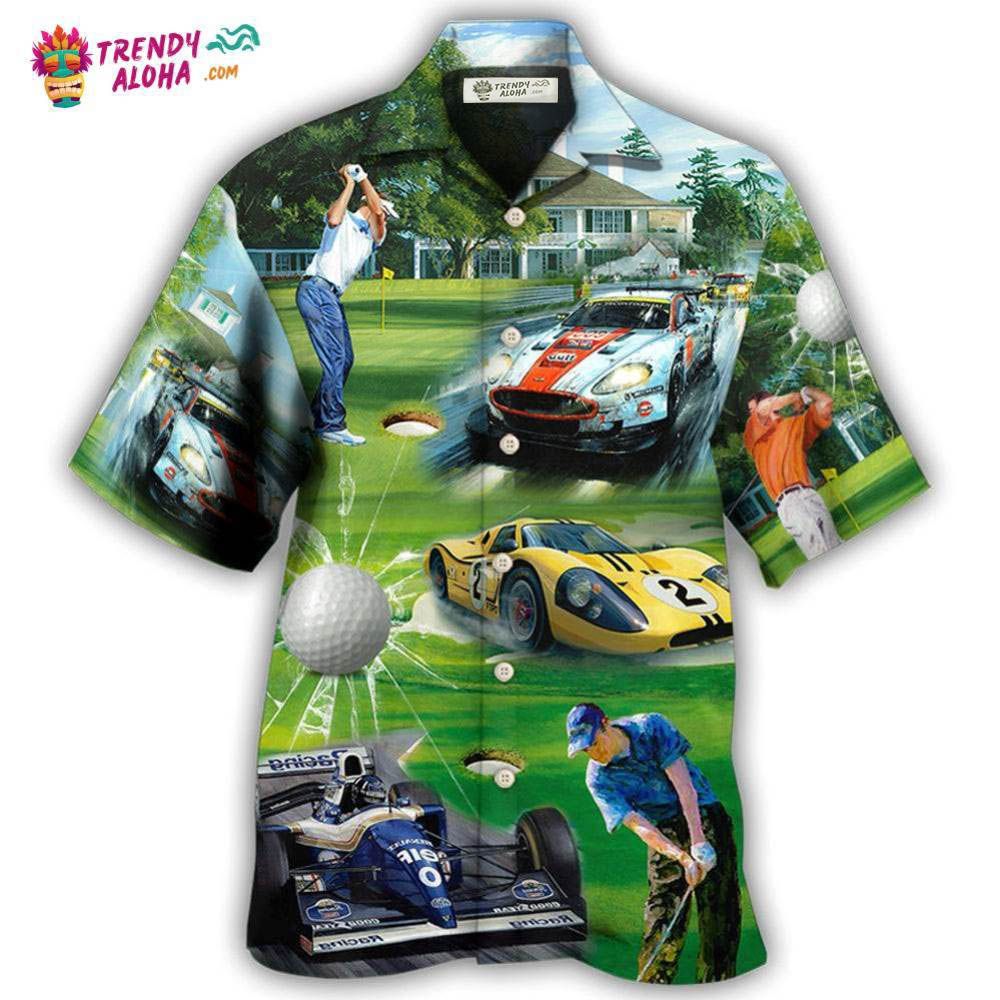 Hawaiian Golf Polo - Trendy Aloha