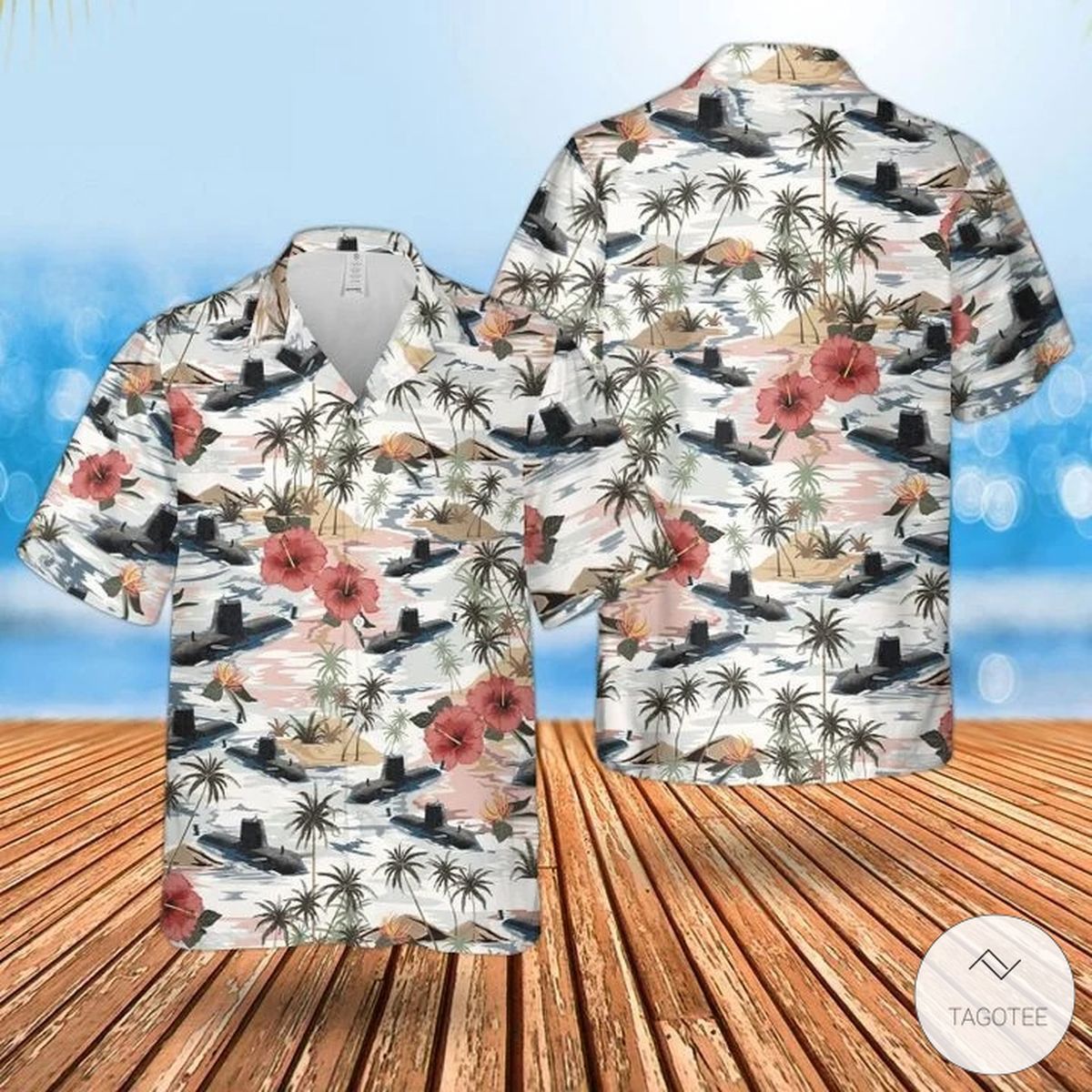 Rn Astute Class Submarine Hms Audacious Hawaiian Shirt - Trendy Aloha