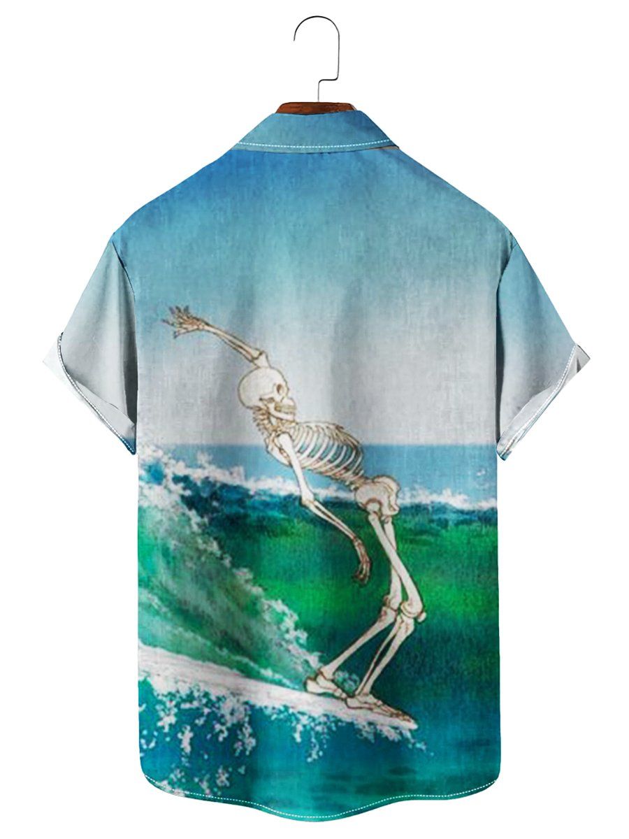 Surf Hawaiian Shirt - Trendy Aloha