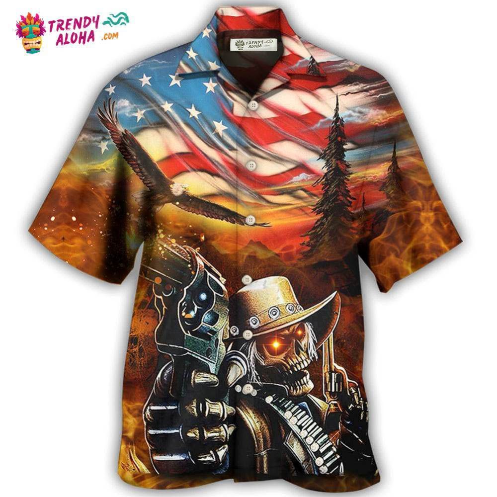 Gun Hawaiian Shirts