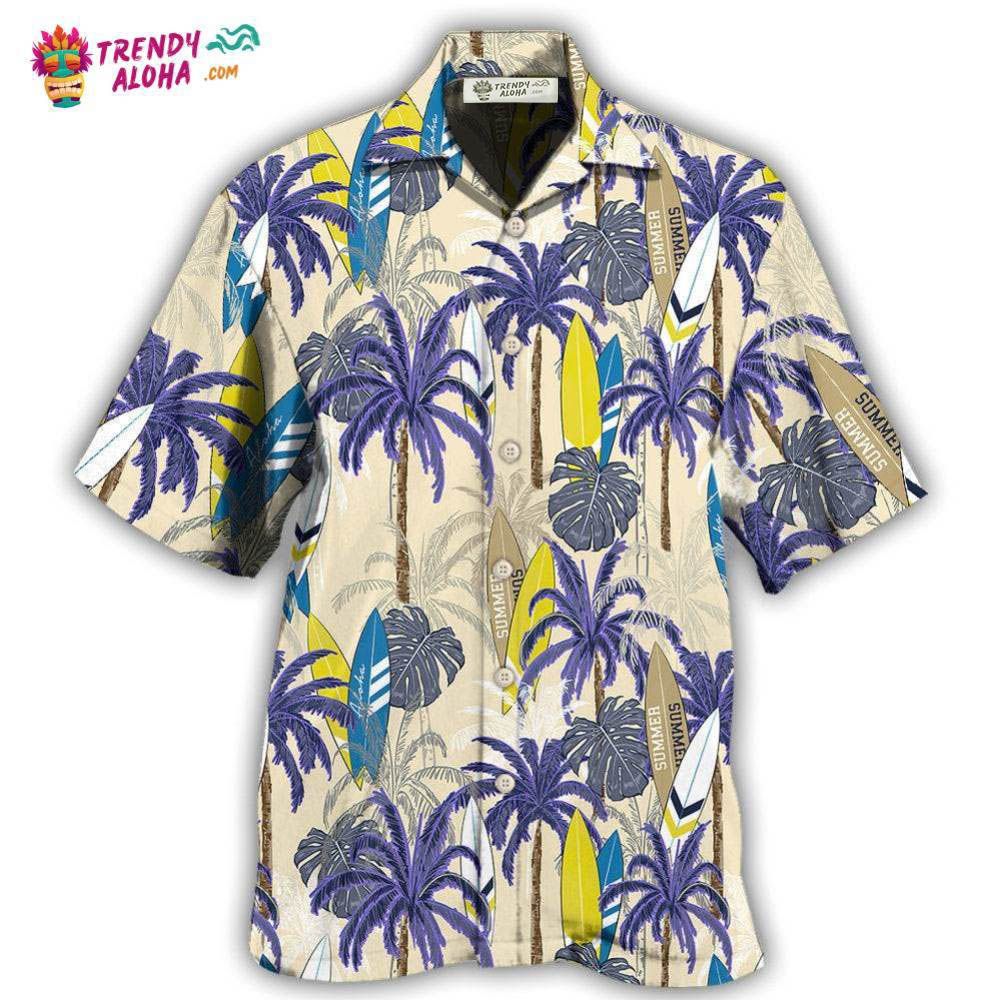 Surf Hawaiian Shirt - Trendy Aloha