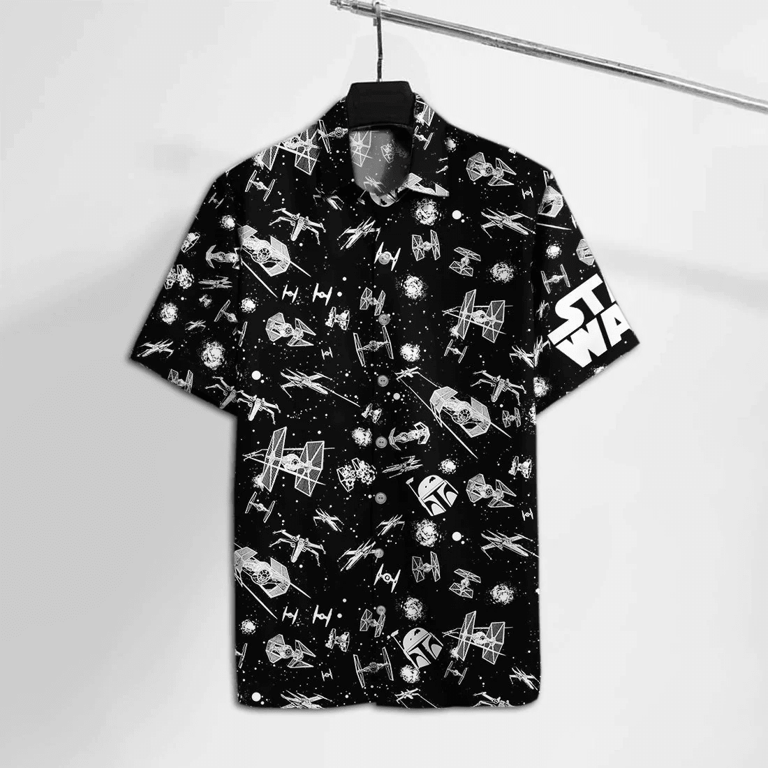 Sw Hawaiian Shirt Sw Starfighters Black Hawaii Tshirt Cool Amazing Sw ...