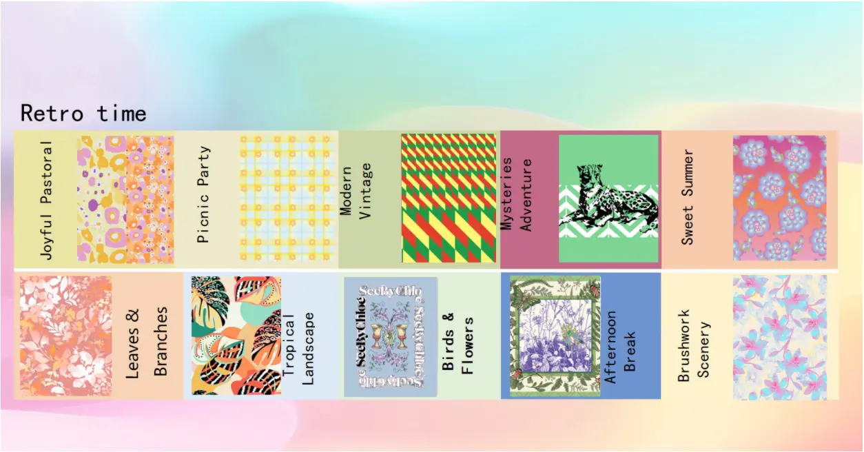 Surface Pattern Design Trends for Summer 2023 - Trendy Aloha